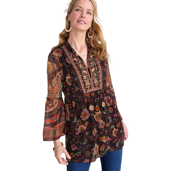 Soft Surroundings | Tops | Soft Surroundings Icon Asteria Tunic Large ...